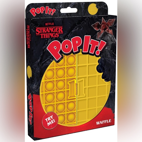 Buffalo Games | Toys | Stranger Things Pop It Waffle Fidget Toy New In ...